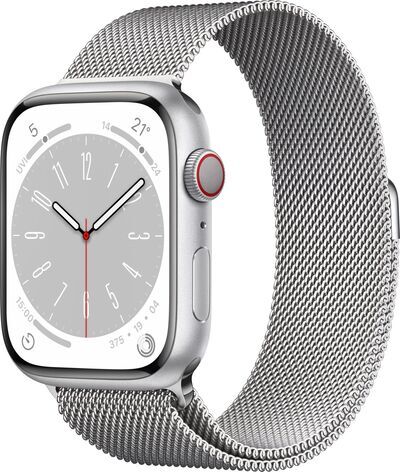 Apple Watch Series 8 Stainless steel 45 mm (2022) | GPS + Cellular ...