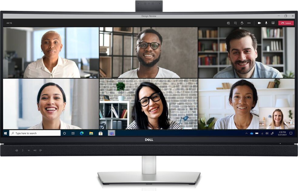 Dell C3422WE Monitor - 34 Zoll Curved Display mit Webcam