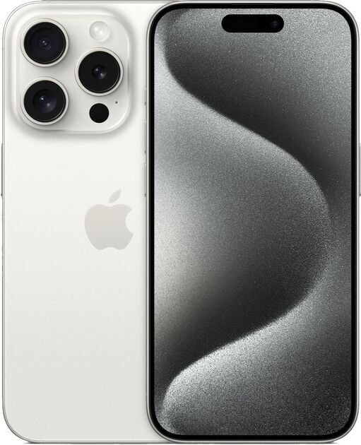 iPhone 15 Pro | 128 GB | Dual-SIM (eSIM, Nano-SIM) | Titanio blanco ...