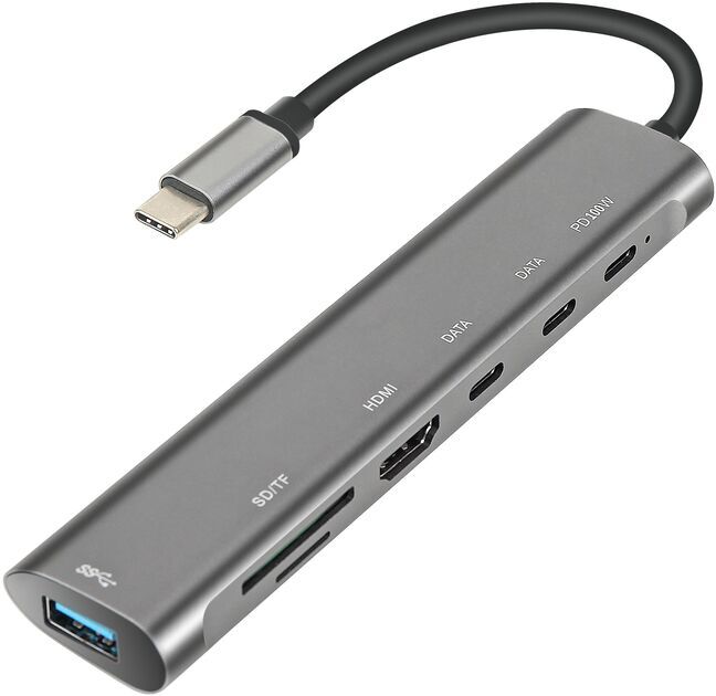Multiport USB-Hub Adapter (USB-C) - 7-in-1 from €35 - Refurbished with ...