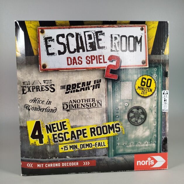 Noris Escape Room Brettspiel - Das Spiel 2 | jetzt 30 Tage Rückgaberecht