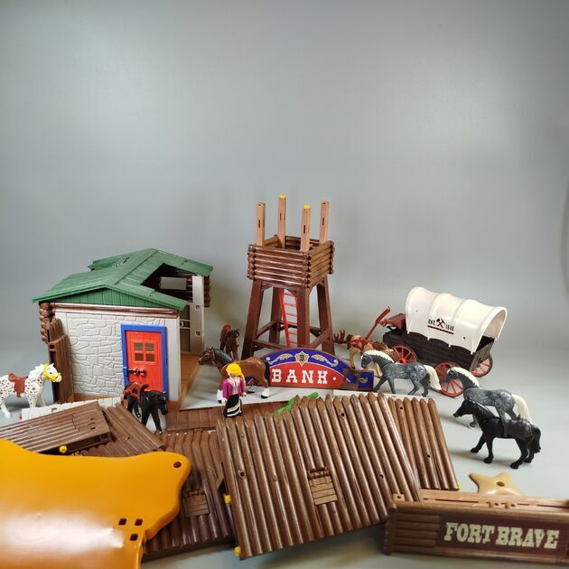 Playmobil Western Fort Bravo Set - from - Refurbished with a 30-Day ...