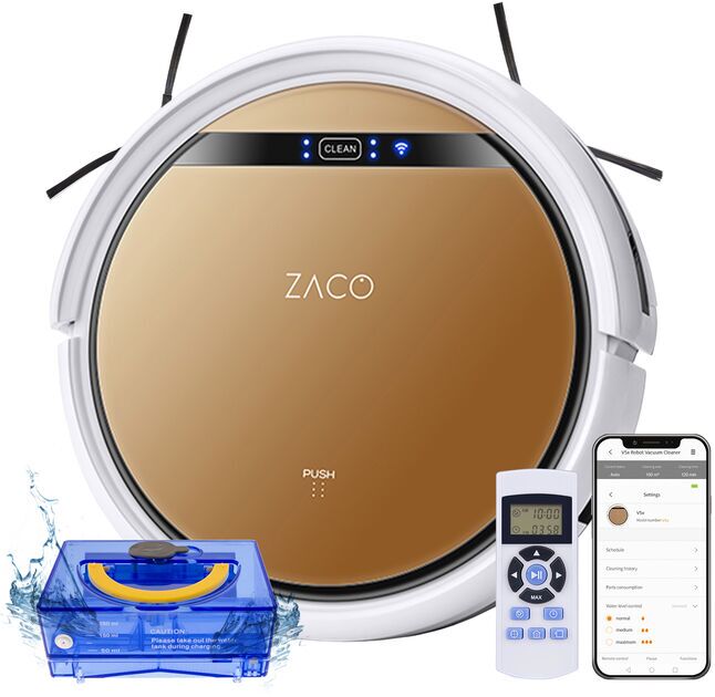 ZACO V5x Robot Vacuum Cleaner - Refurbished Quality
