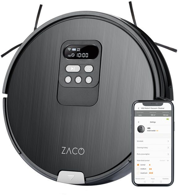 ZACO V85 Robô aspirador com função de limpeza | Agora com período de ...