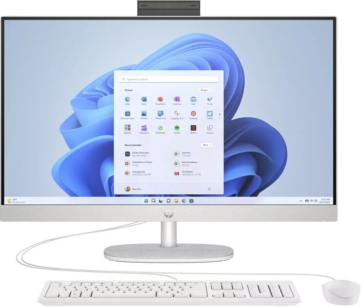 HP 27-cr All-in-One - Sleek 27-inch Full HD Desktop PC