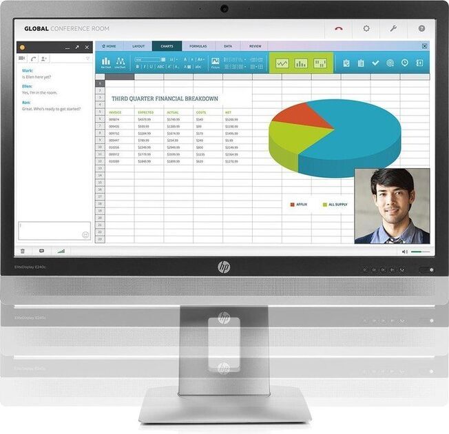 HP EliteDisplay E240c 23.8" - Refurbished Monitor