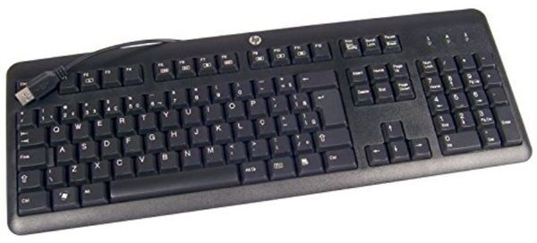 Teclado USB HP 672647-053 | negro | FR | 46 € | ahora con prueba ...