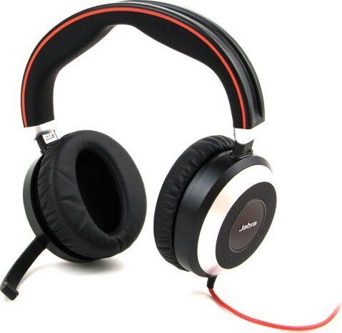 Jabra Evolve 80 UC Duo - Refurbished On-Ear Kopfhörer