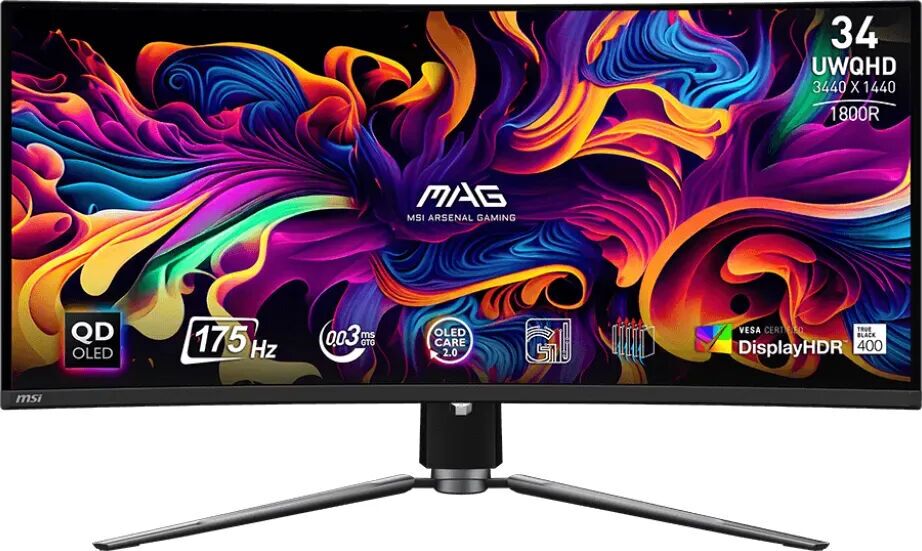 MSI MAG 341CQP QD-OLED | 34" | Agora com período de avaliação de 30 dias