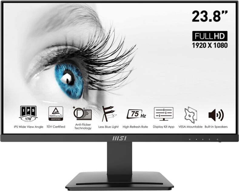 MSI PRO MP243 Monitor - 24 inch FullHD Refurbished
