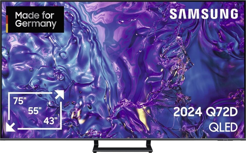 Samsung GQ65Q72D - 65-Inch Refurbished 4K UHD TV