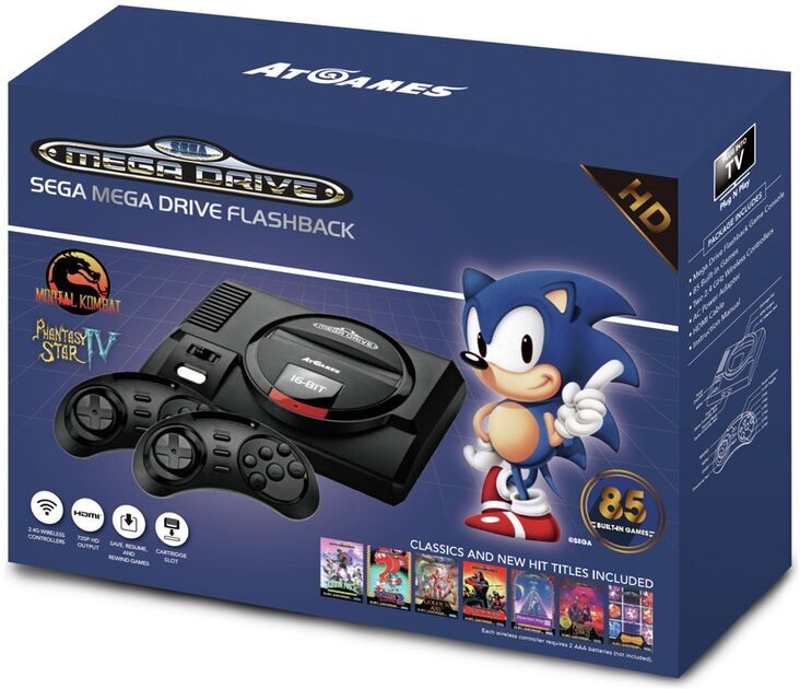 SEGA Mega Drive Mini - Rekonditionerad Spelkonsol