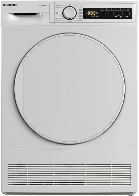 Telefunken T-11-400-W Condenser Dryer 7 kg - Energy B, LED
